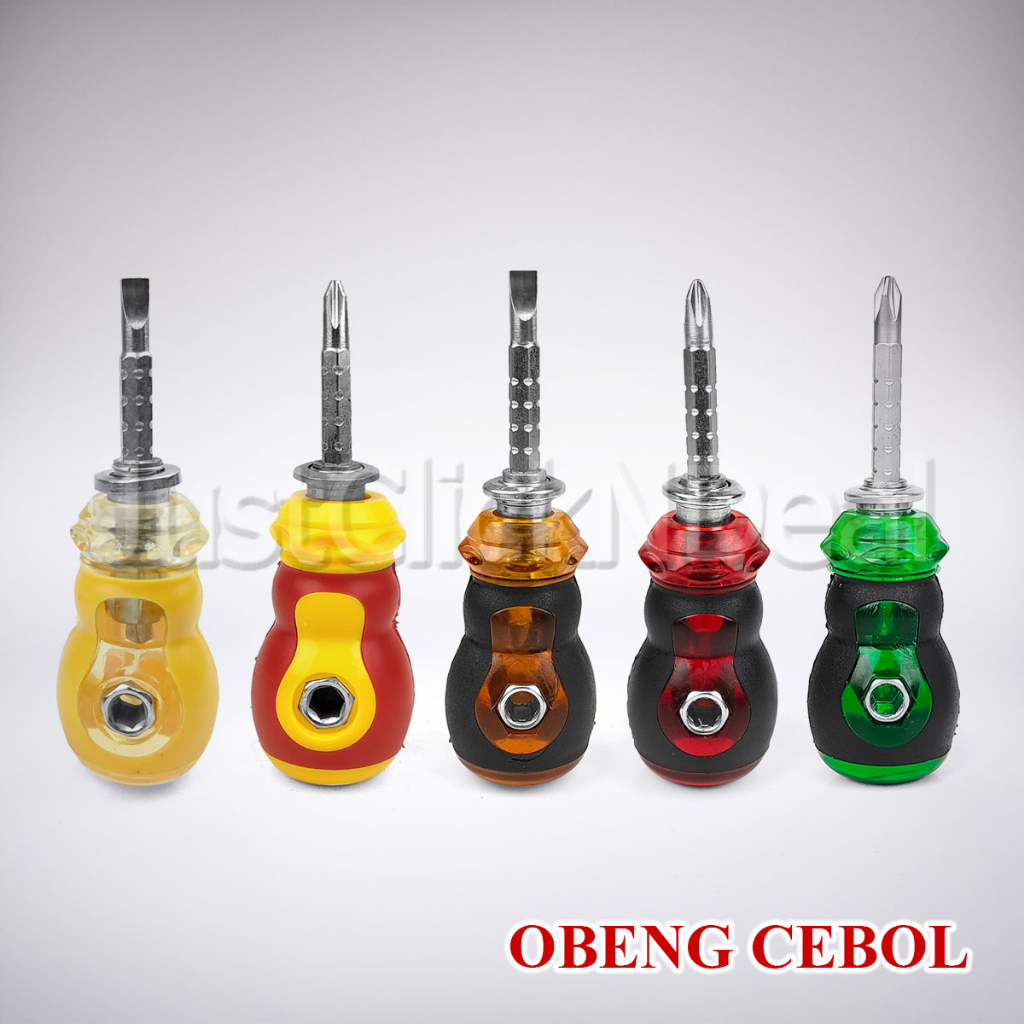 Jual Obeng Cebol Plus Minus Bolak Balik Serbaguna | Shopee Indonesia