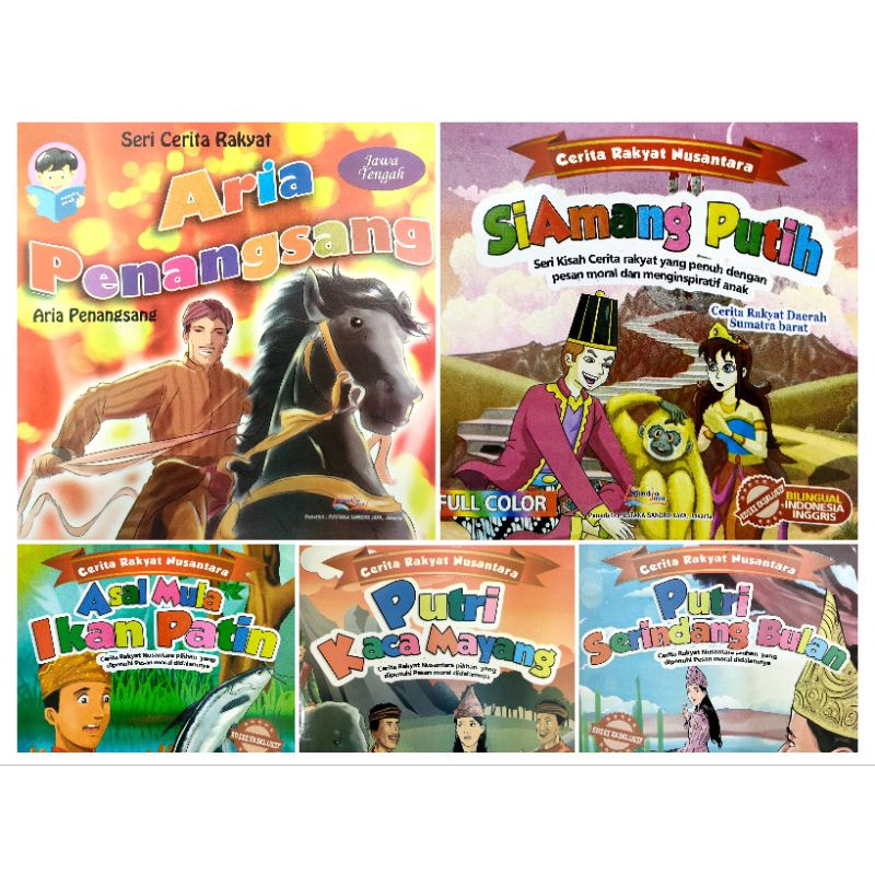 Jual Buku Cerita Anak Seri Cerita Rakyat Nusantara / Bacaan Kisah ...