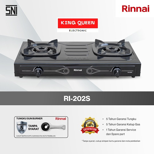 Jual Kompor Gas Rinnai RI-202 S / RI-302 S | Shopee Indonesia