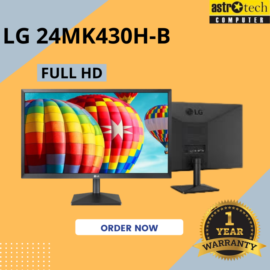 Jual Monitor LED LG 24MK430H-B IPS FHD 24" VGA HDMI 1920x1080 AMD ...