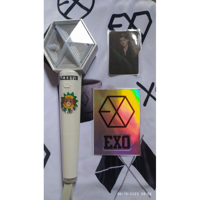 Jual lightstick EXO Ver 3 (PC + Sticker) | Shopee Indonesia