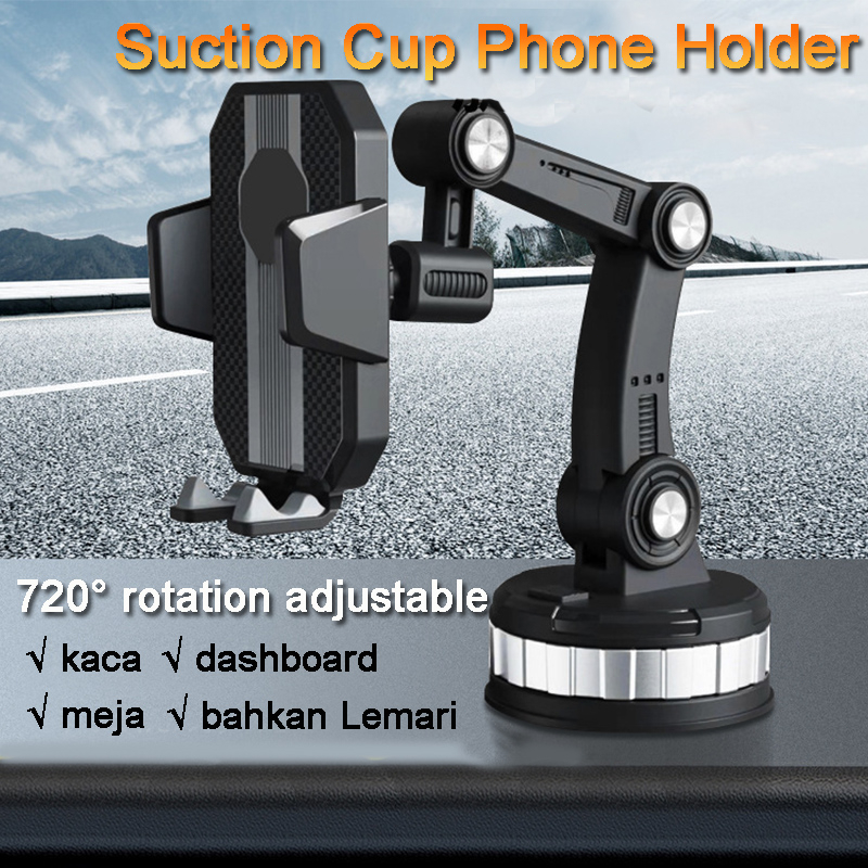Jual Universal Car Phone Holder HP Mobil 720°Rotation Adjustment ...