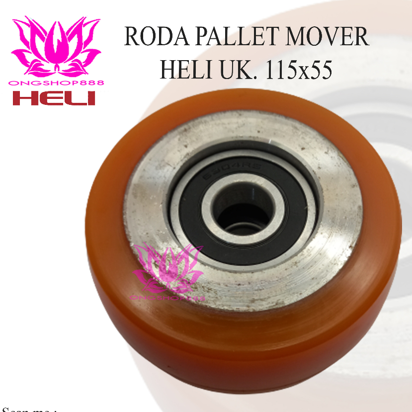 Jual Roda Pallet Mover Heli Forklift Drive Wheel 115x55 Polyurethane OD ...