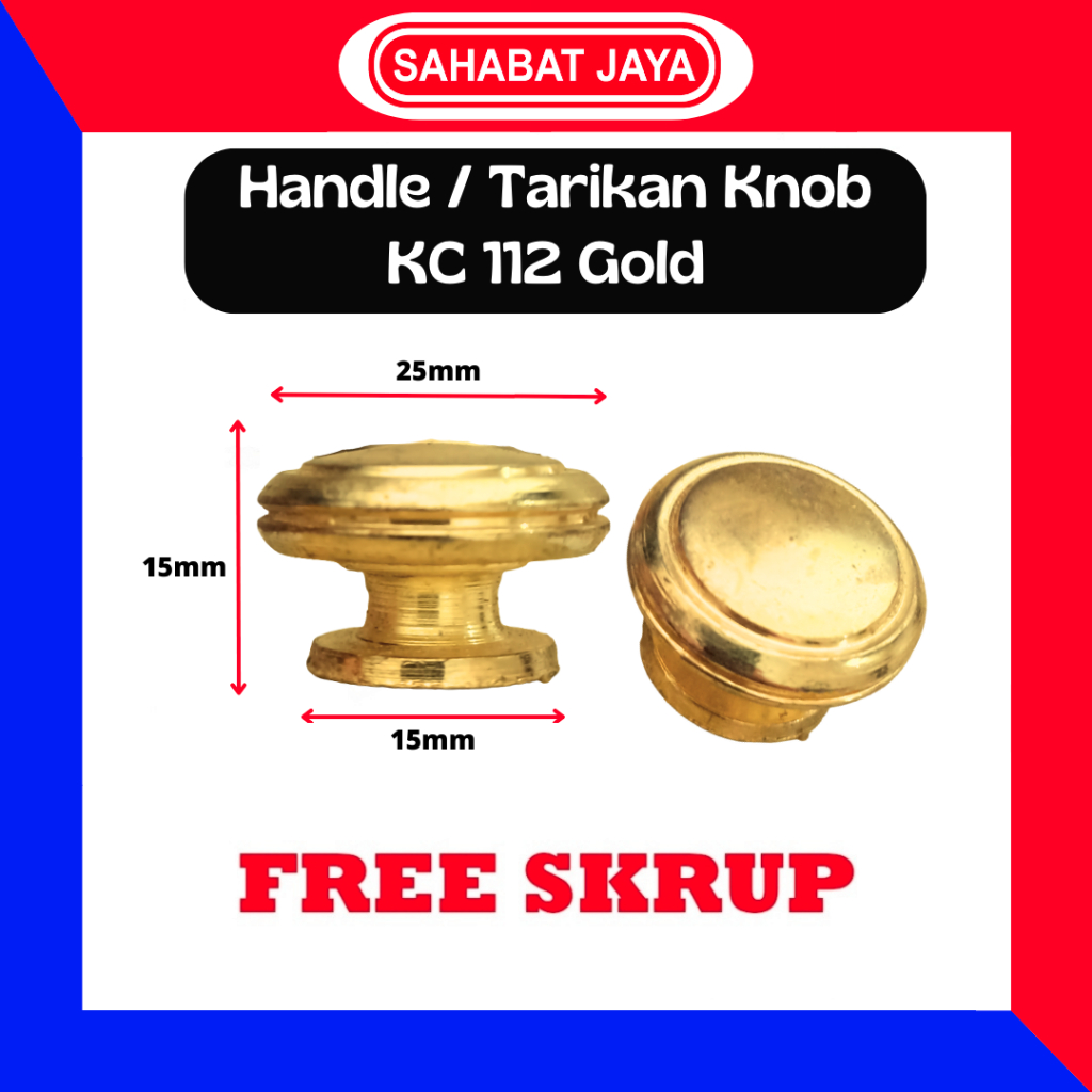 Jual Handle Tarikan Laci Knob / Handel Knop Lemari / Pegangan Pintu ...