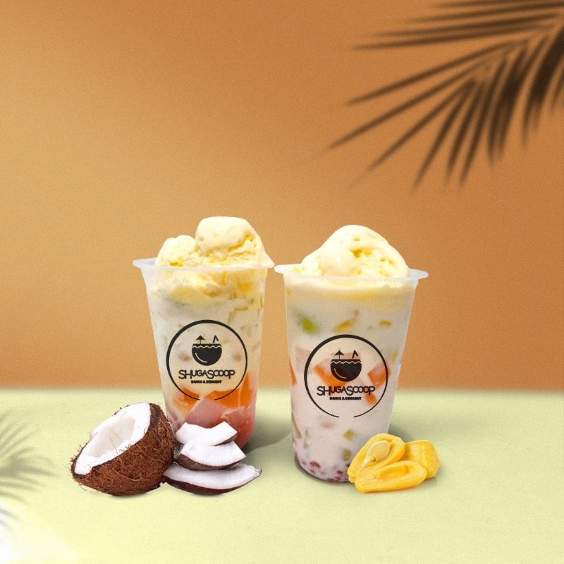 Jual Es teler premium sultan viral Shuga Scoop | Shopee Indonesia