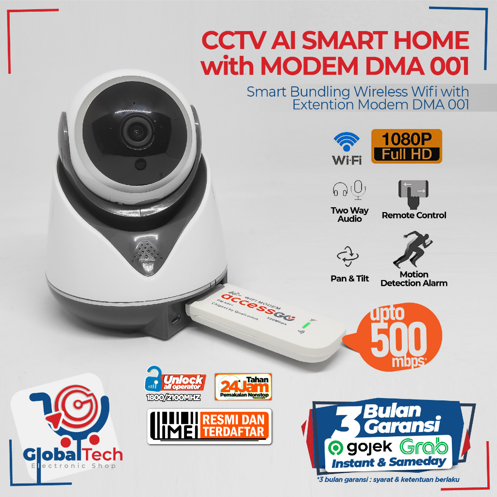 Jual CCTV Dekstop Camera Ai Smart Home + USB Modem Wifi | Shopee Indonesia