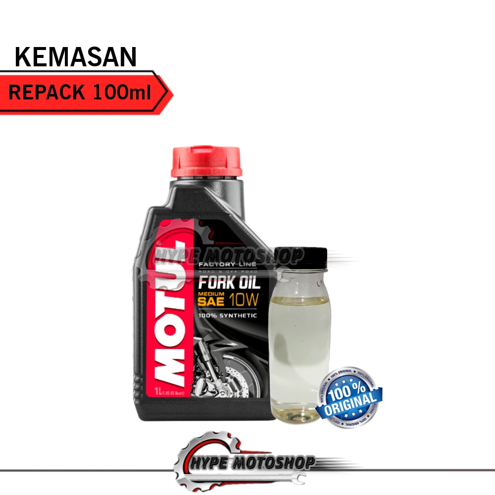 Jual Motul Fork Oil 5W / 10W Oli shock motor Kemasan 100ml / Repack 100ml Original 100% | Shopee ...