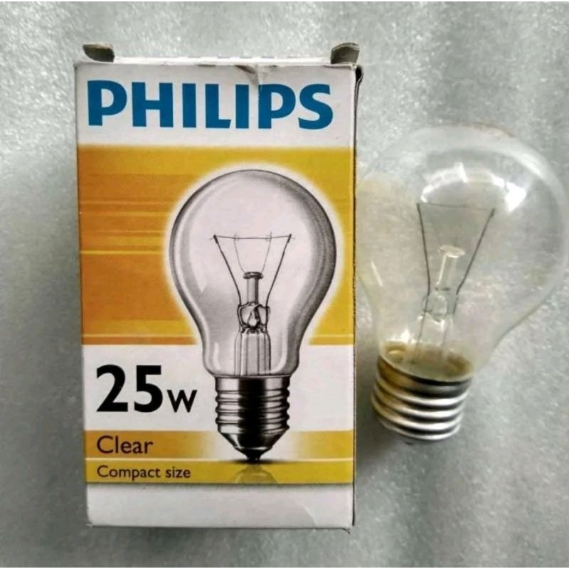 Jual LAMPU BOHLAM PIJAR PHILIPS 25 WATT KUNING AYAM | Shopee Indonesia