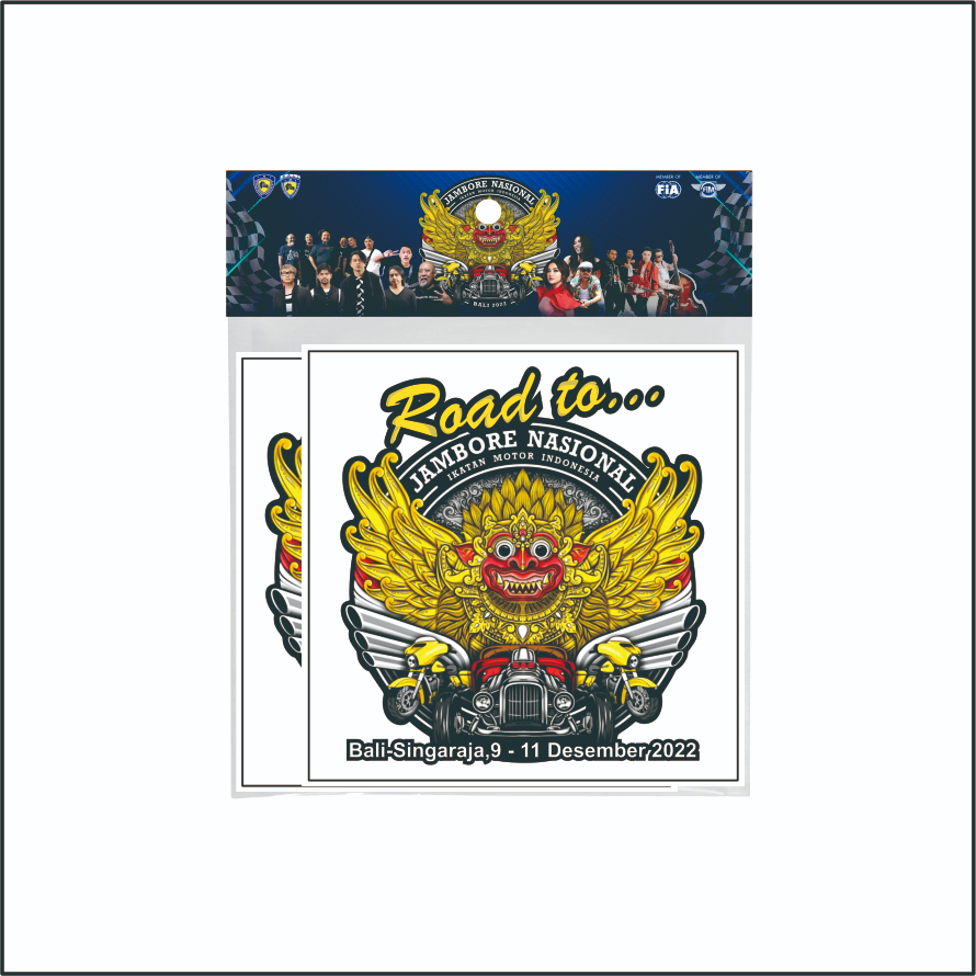 Jual stiker jambore ikatan motor indonesia IMI 2022 Bali | Shopee Indonesia