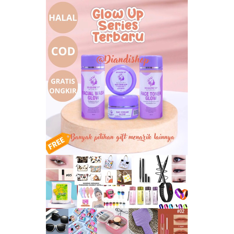 Jual SS GLOW UP SKINCARE GlOW UP BY SARAH SARTIKA PAKET GLOW UP SERIES ...