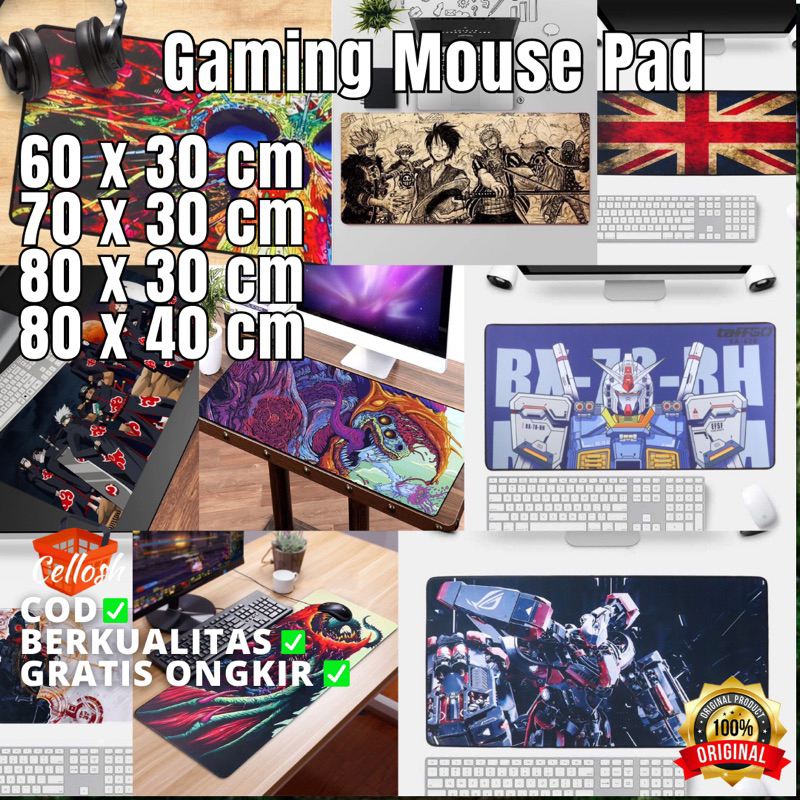 Jual Gaming Mousepad Mouse Pad Besar XL Desk Mat Mouse Pad Gaming Besar ...