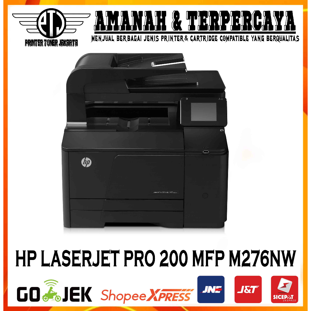 Jual Printer Hp LaserJet Pro 200 MFP M276nw Color Printer | Shopee ...