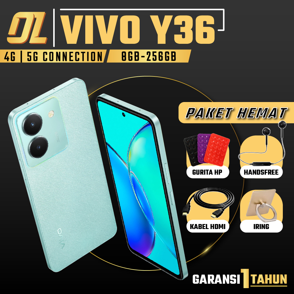Jual VIVO Y36 4G 5G 8/256 GB RAM 8 ROM 256 8GB 256GB HP Smartphone Android | Shopee Indonesia