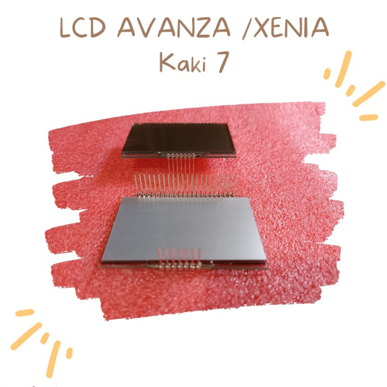 Jual LCD Speedometer Avanza / Xenia Kaki 7 pin 22 Lcd Speedometer ...