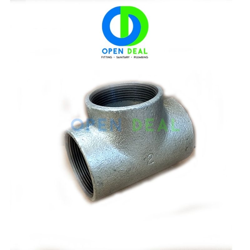 Jual Tee Besi 2" IN Drat Dalam G Brand / Tee 2 INCH Galvanis | Shopee Indonesia