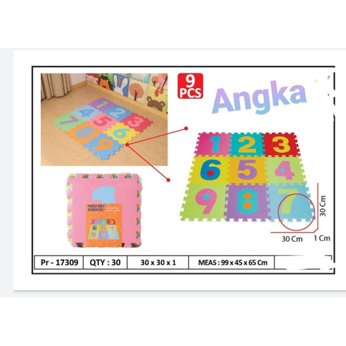 Jual Karpet Puzzle Eva mate Alas Lantai Angka Karpet Puzzle Anak ...