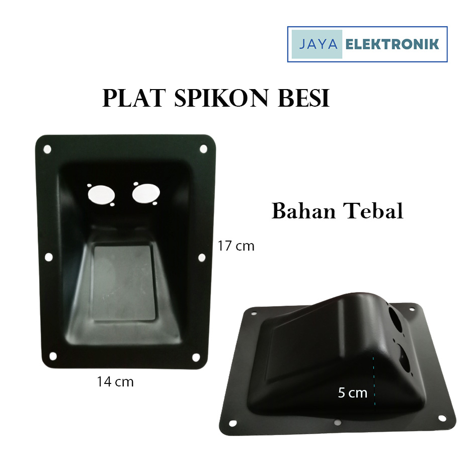 Jual Panel Plat Speakon Cekung Besi Tebal/Terminal Plat Spikon Cekung ...