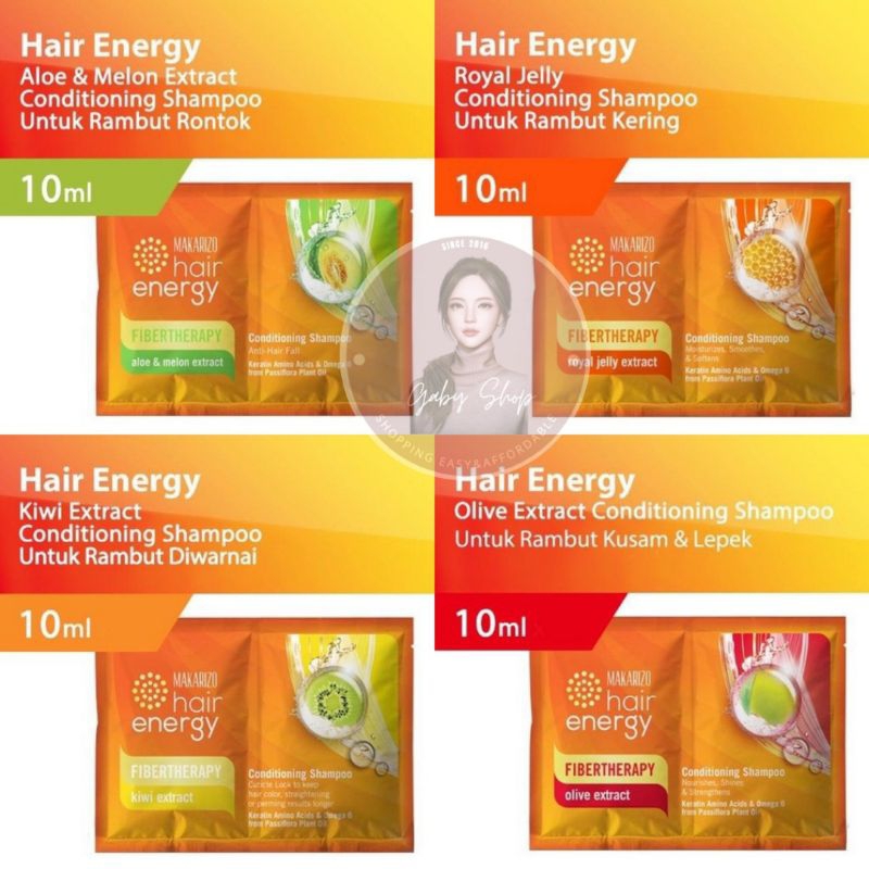 Jual MAKARIZO SHAMPOO SACHET RAMBUT RONTOK/ KERING & RUSAK 9 ML ...