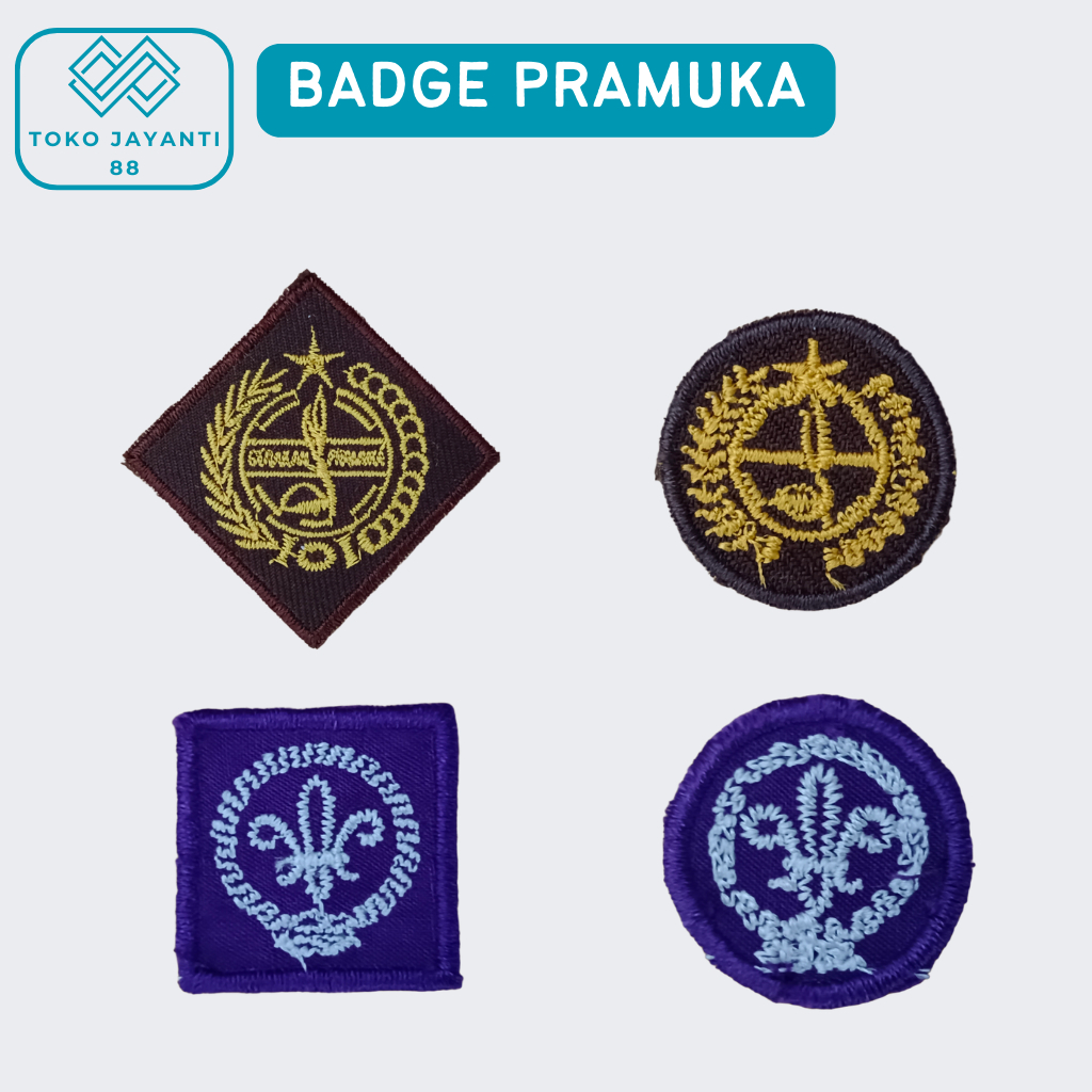 Jual Bet Tanda Pelantikan Pramuka Badge Kitri Wosm Pandu Dunia Tunas ...