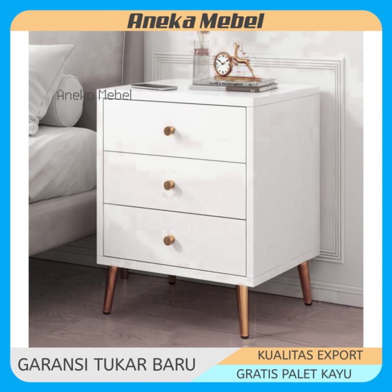 Jual Meja Nakas Minimalis Night Stand Bed Side Table Meja Kamar D7 ...
