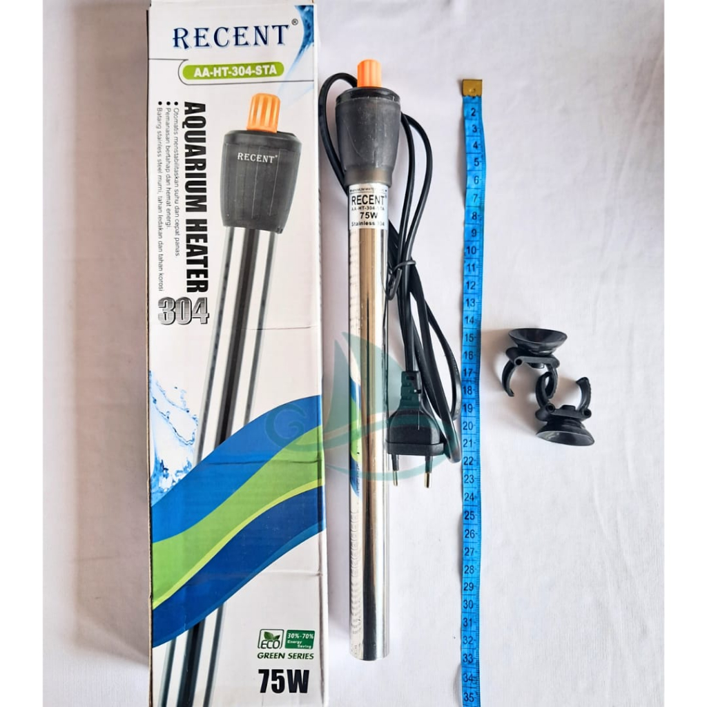 Jual HEATER STAINLESS Pemanas RECENT AA HT 25watt, 50watt, 75watt ...