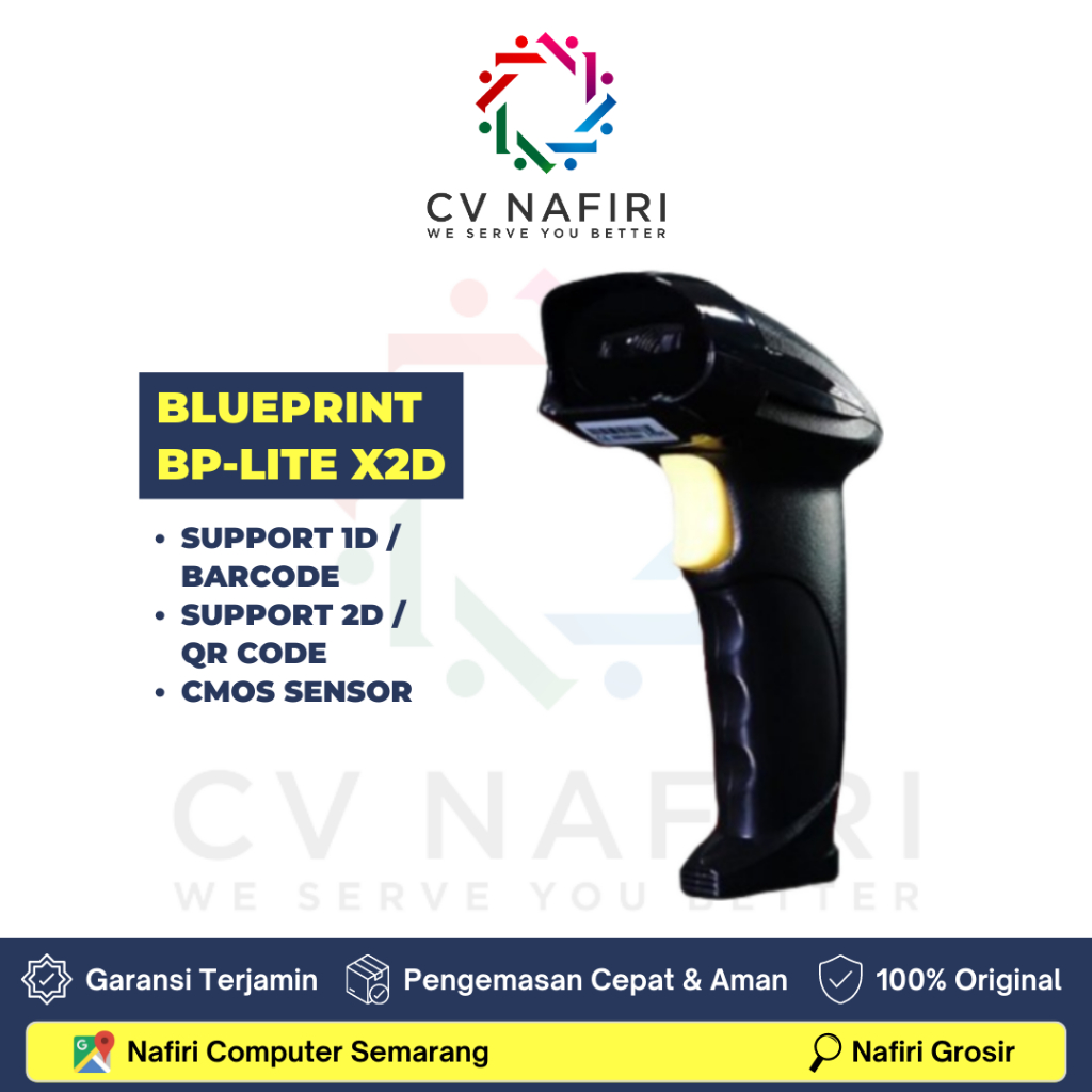 Jual BARCODE SCANNER 2D BLUEPRINT BP-LITE X2D USB BARCODE & QR CODE ...