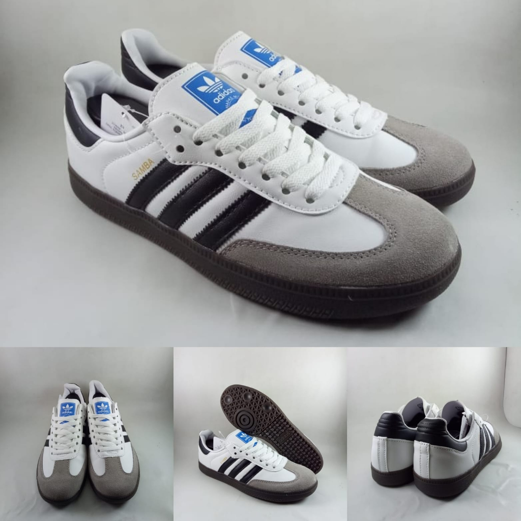 Jual Sepatu Sneakers Adidas Samba OG Leather Suede White Gumsole ...