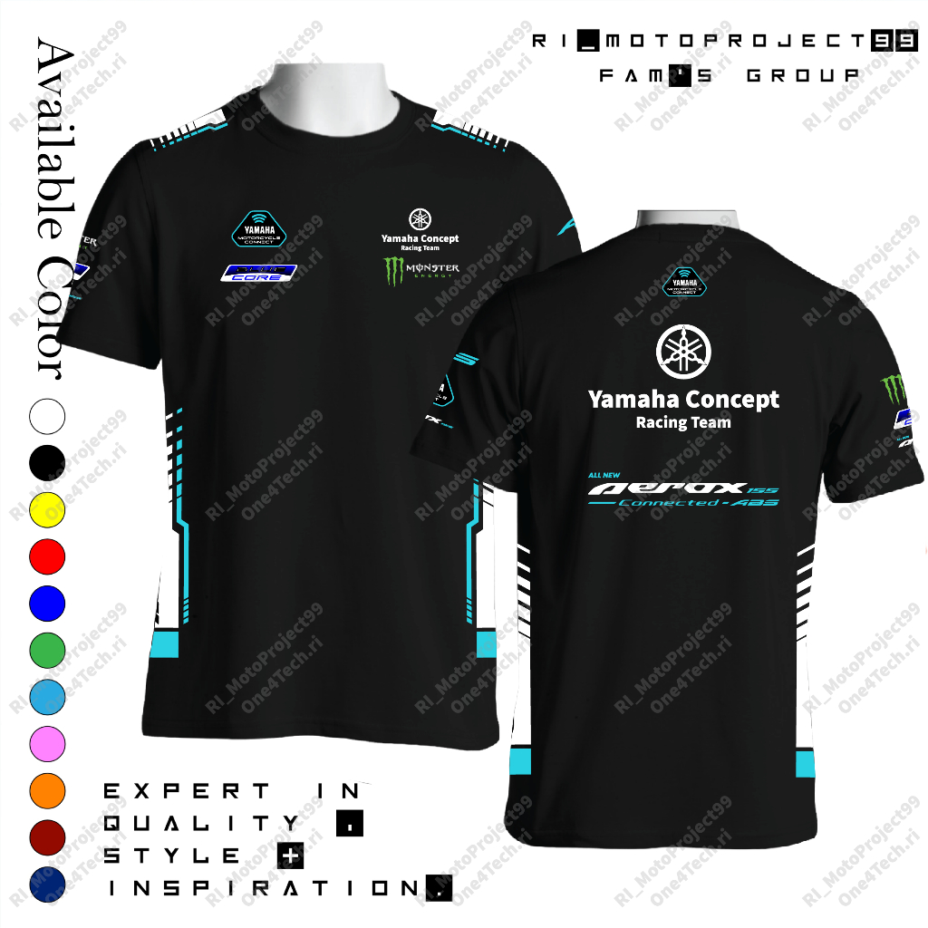 Jual Tshirt Kaos Yamaha Aerox Terbaru High Premium | Shopee Indonesia