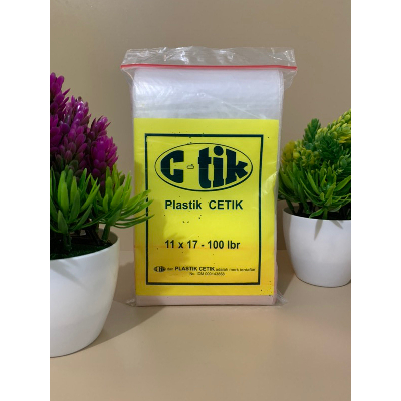 Jual Plastik Klip Cetik Ukuran 11x17 Wadah Sambal Makanan Merek C-TIK ...