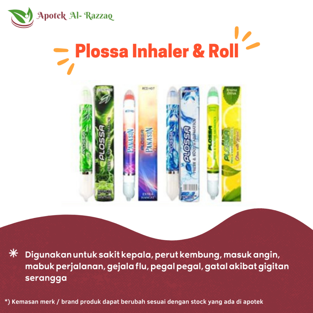 Jual Plossa Inhaler dan Roll 8 ML | Shopee Indonesia