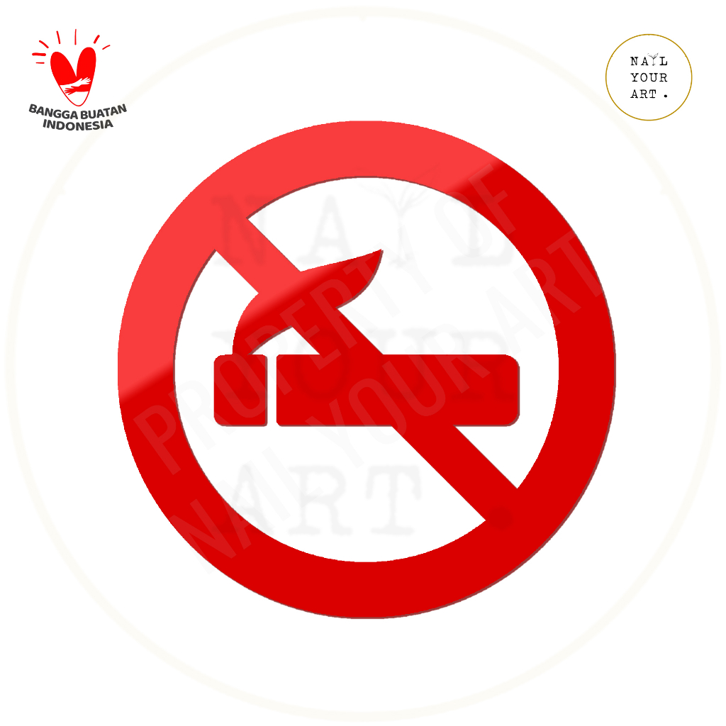 Jual SIGN AKRILIK TIMBUL - ICON NO SMOKING / DILARANG MEROKOK | Shopee ...