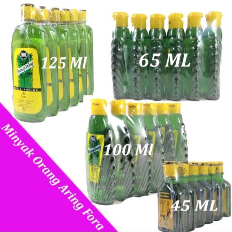 Jual Fora Minyak Orang Aring Original BPOM - ukuran 45ml-65ml-100ml ...