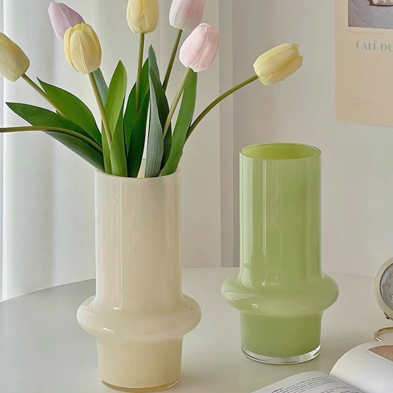 Jual Vas Bunga Kaca Tebal Unik Estetik Unique Aesthetic Flower Vase ...
