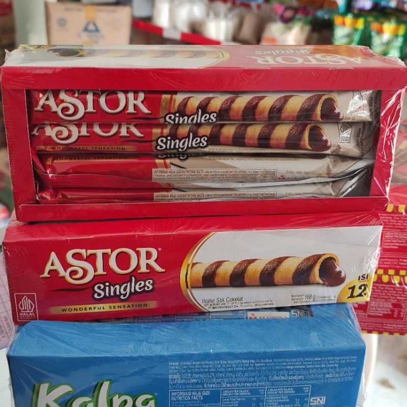 Jual Astor Snack Wafer Stick Singles 1 box (isi 12) | Shopee Indonesia
