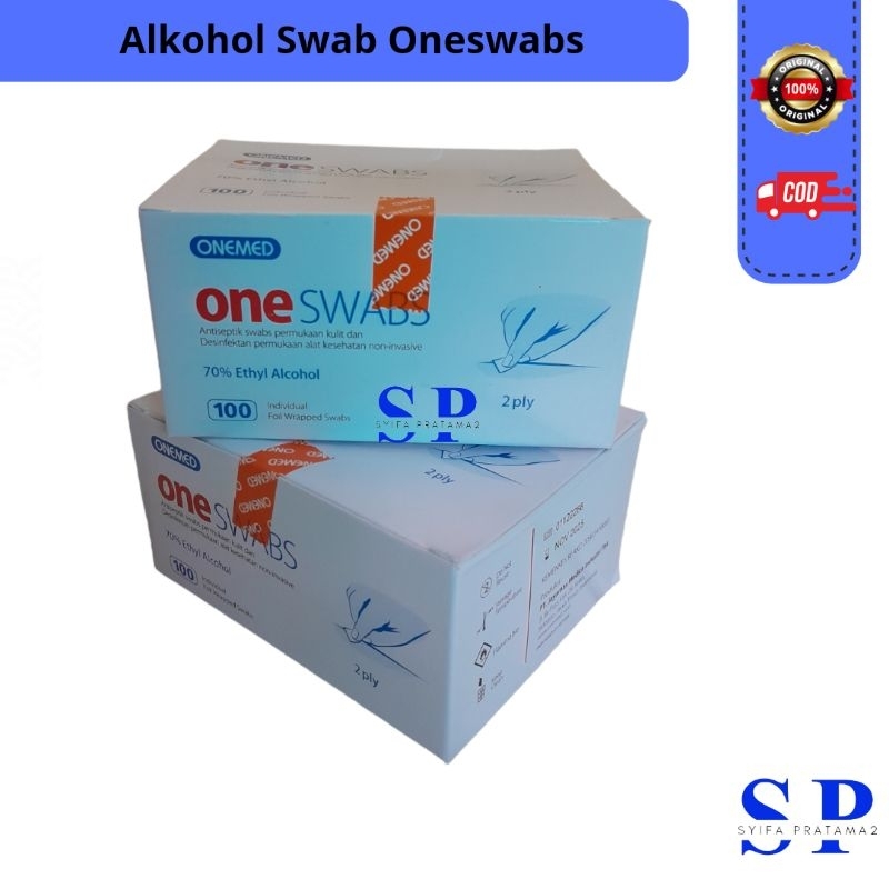 Jual Alat Medis Alkohol Swab ONESWABS Tisu Alkohol Tissue Alcohol ...