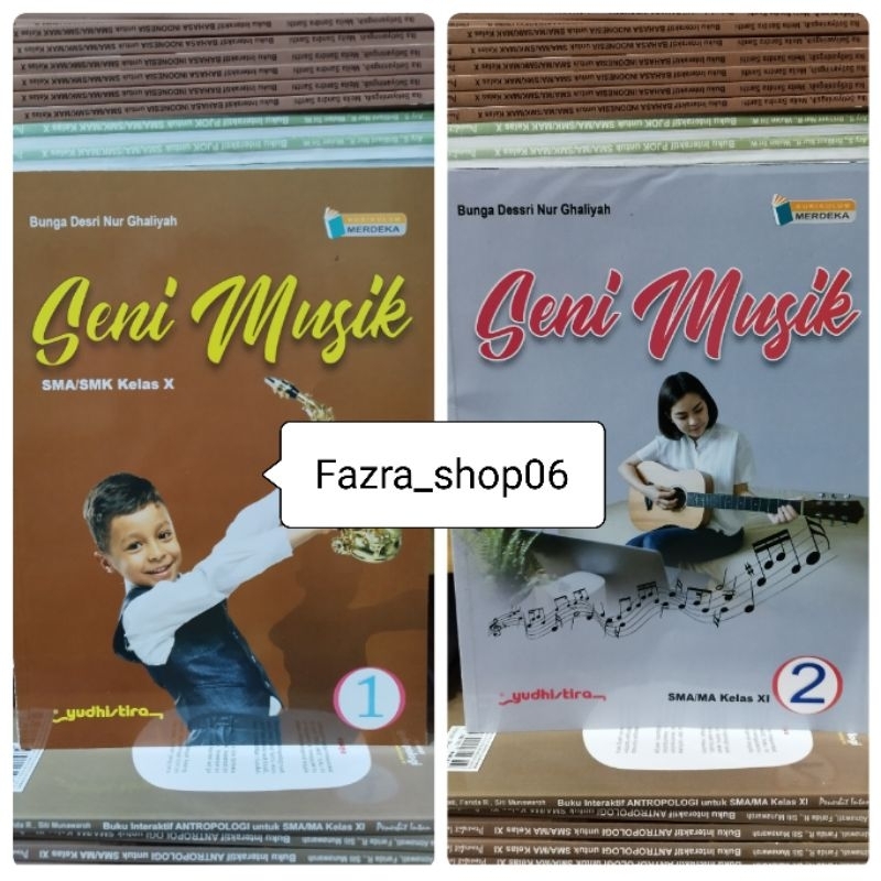 Jual NEW & ORI Buku Pelajaran Seni Musik sma ma kelas 1 10 X, 2 11 XI Kurikulum Merdeka ...