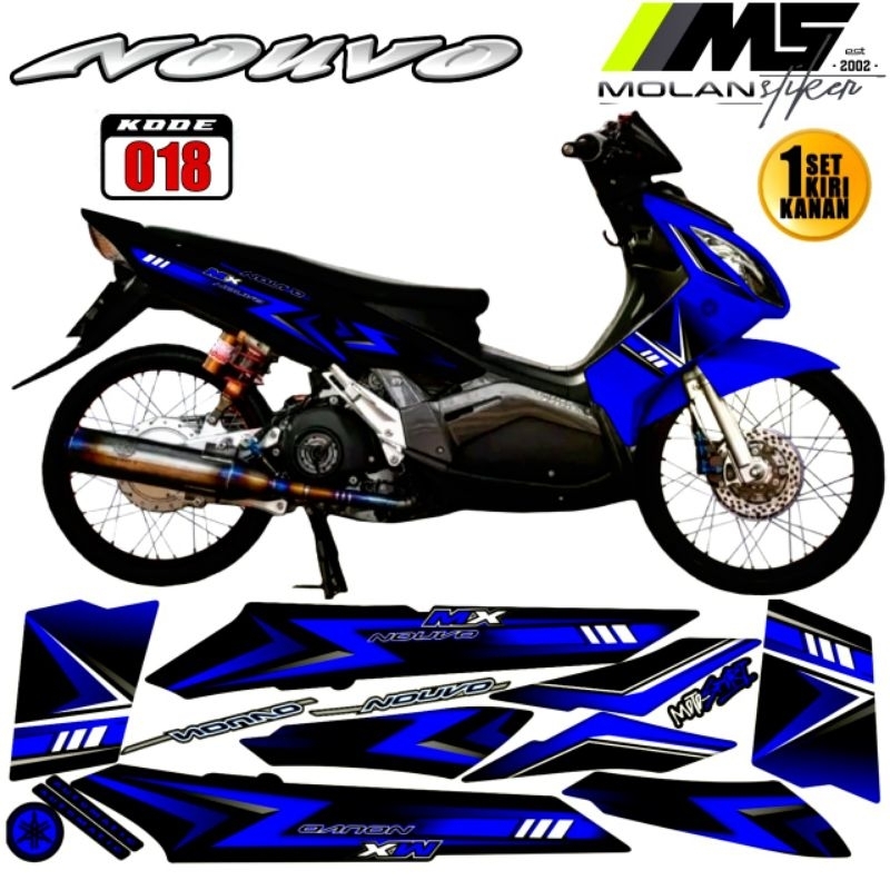 Jual Decal Sticker Striping Variasi Nouvo Z - Nouvo Mx - Yamaha Nouvo Z ...