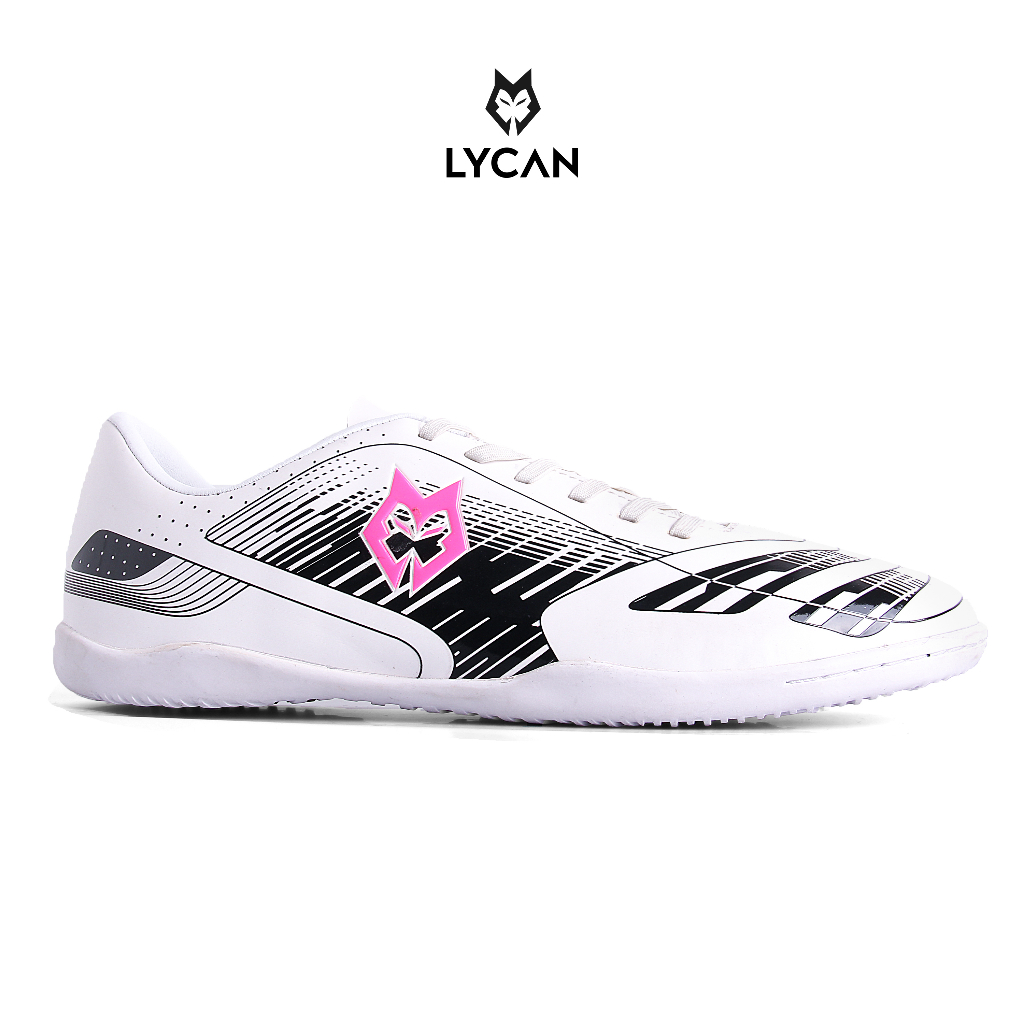 Jual LYCAN Sepatu Futsal Senses IN White/Black | Shopee Indonesia