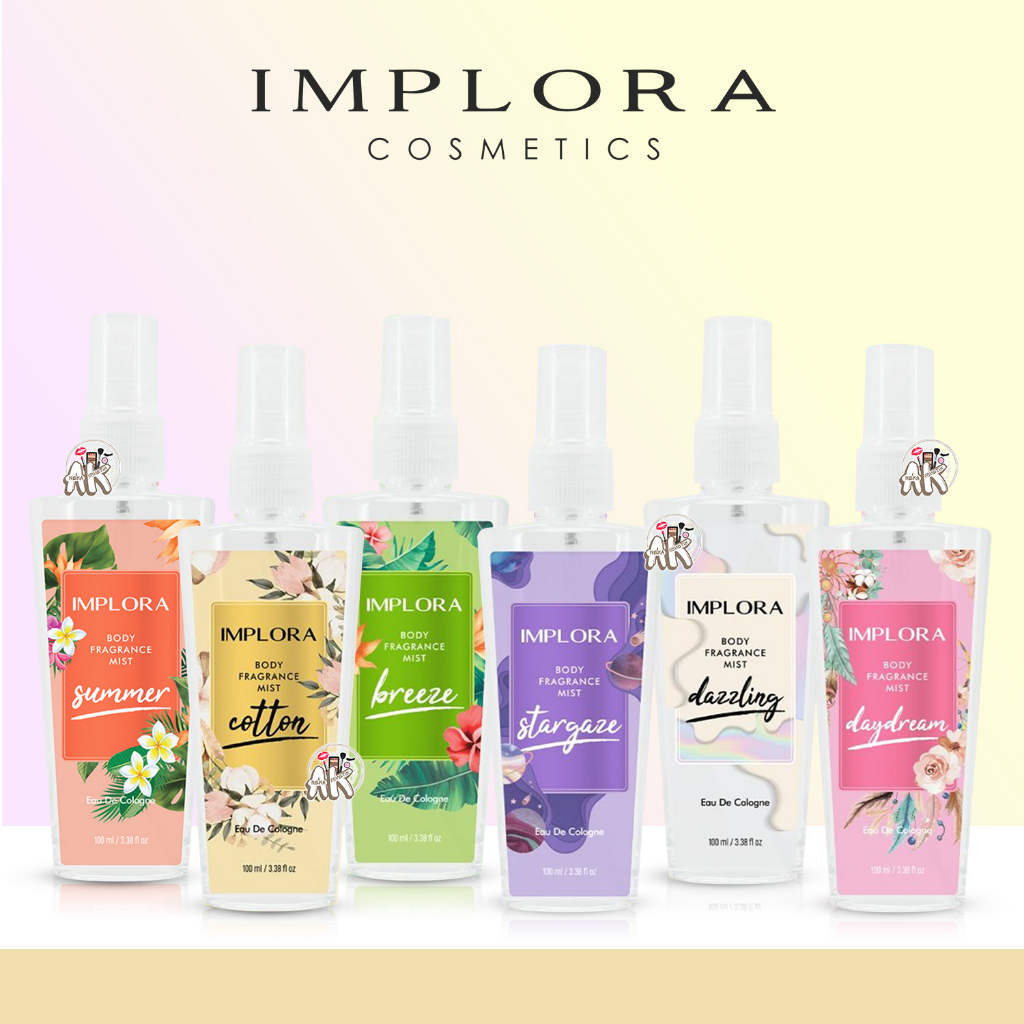 Jual IMPLORA BODY FRAGRANCE MIST EDC SERIES 100ML ( BREEZE / COTTON ...