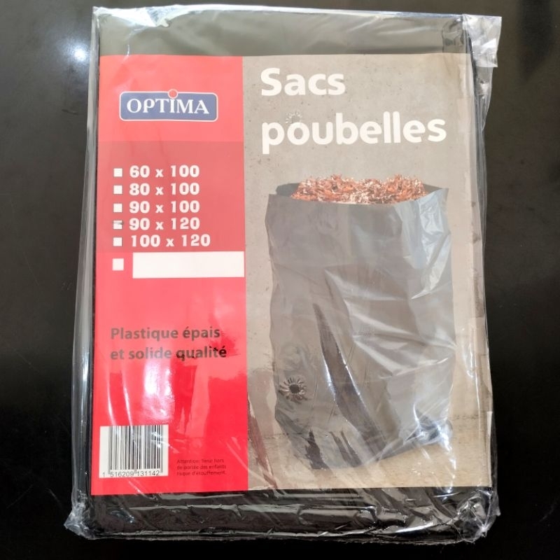 Jual Plastik sampah Optima/Trash bag hitam/plastik sampah besar ...