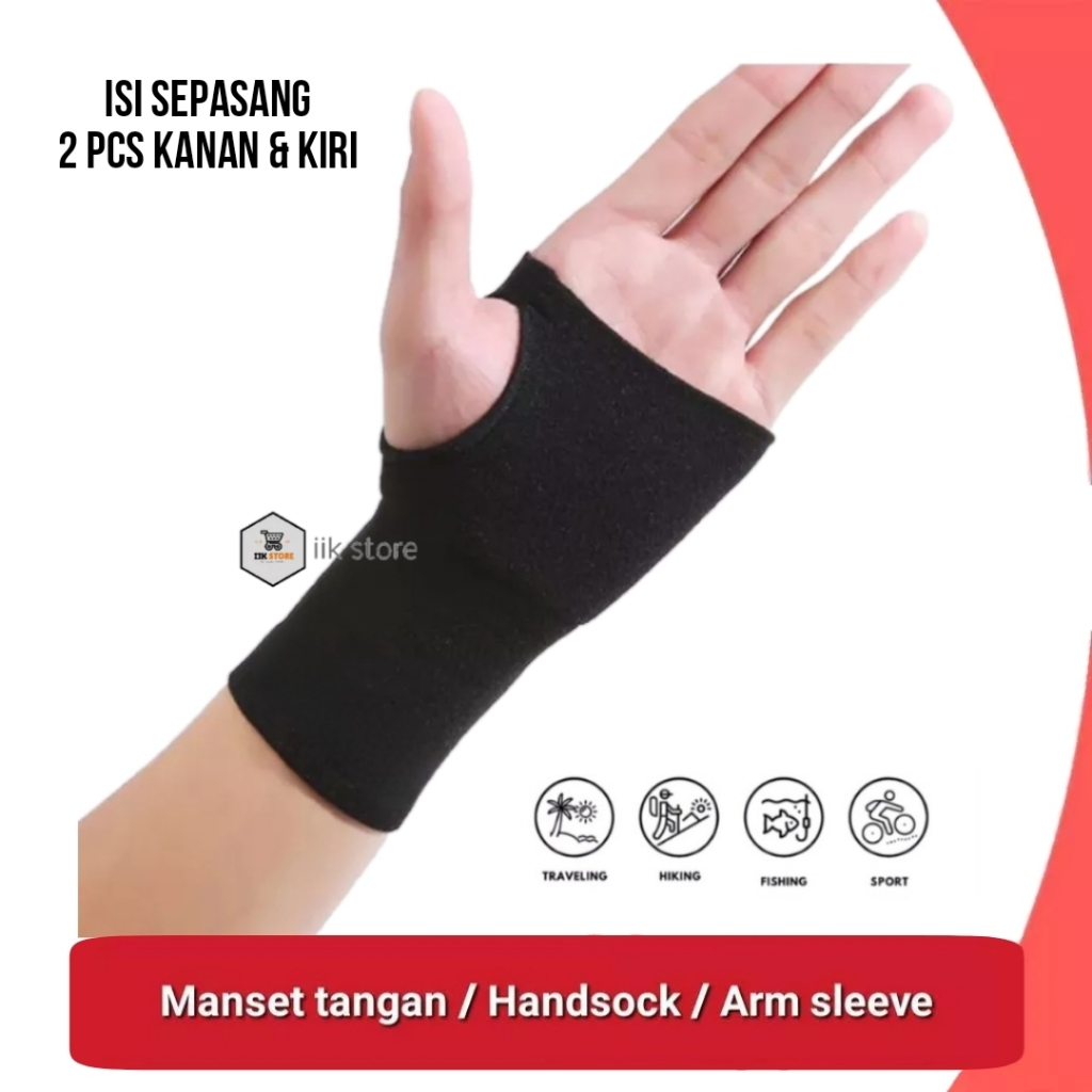 Jual Manset Sarung Tangan / Manset Jempol Pendek/ Manset Tangan/ Arm ...