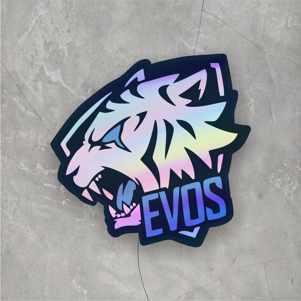 Jual Sticker Stiker Hologram Evos Legend Sticker case hp & Laptop dll ...