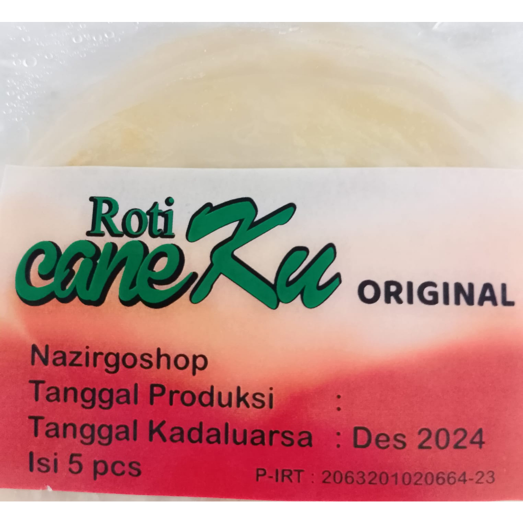 Jual Roti Cane / Roti Maryam isi 5 diameter 10 Cm Roti cane ekonomis ...