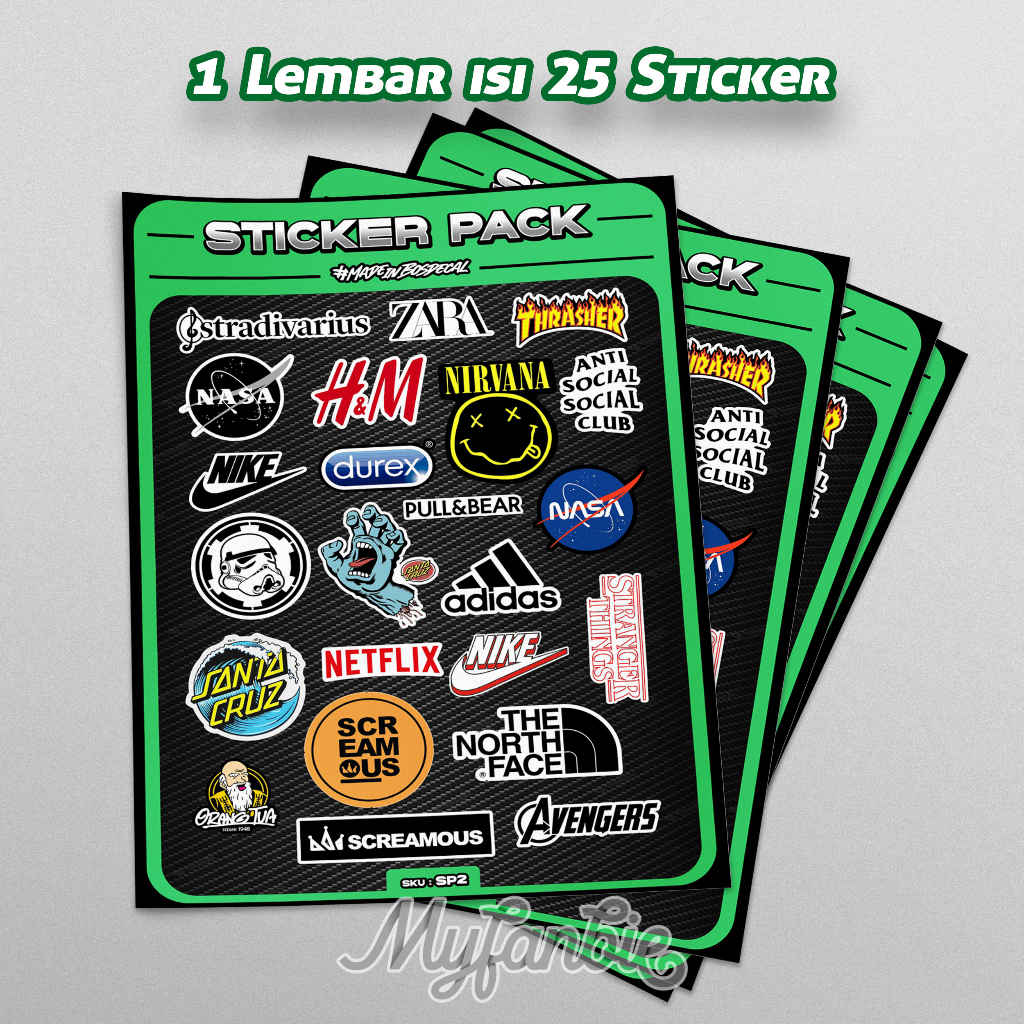 Jual stiker sticker aesthetic pack band racing helm anime ...