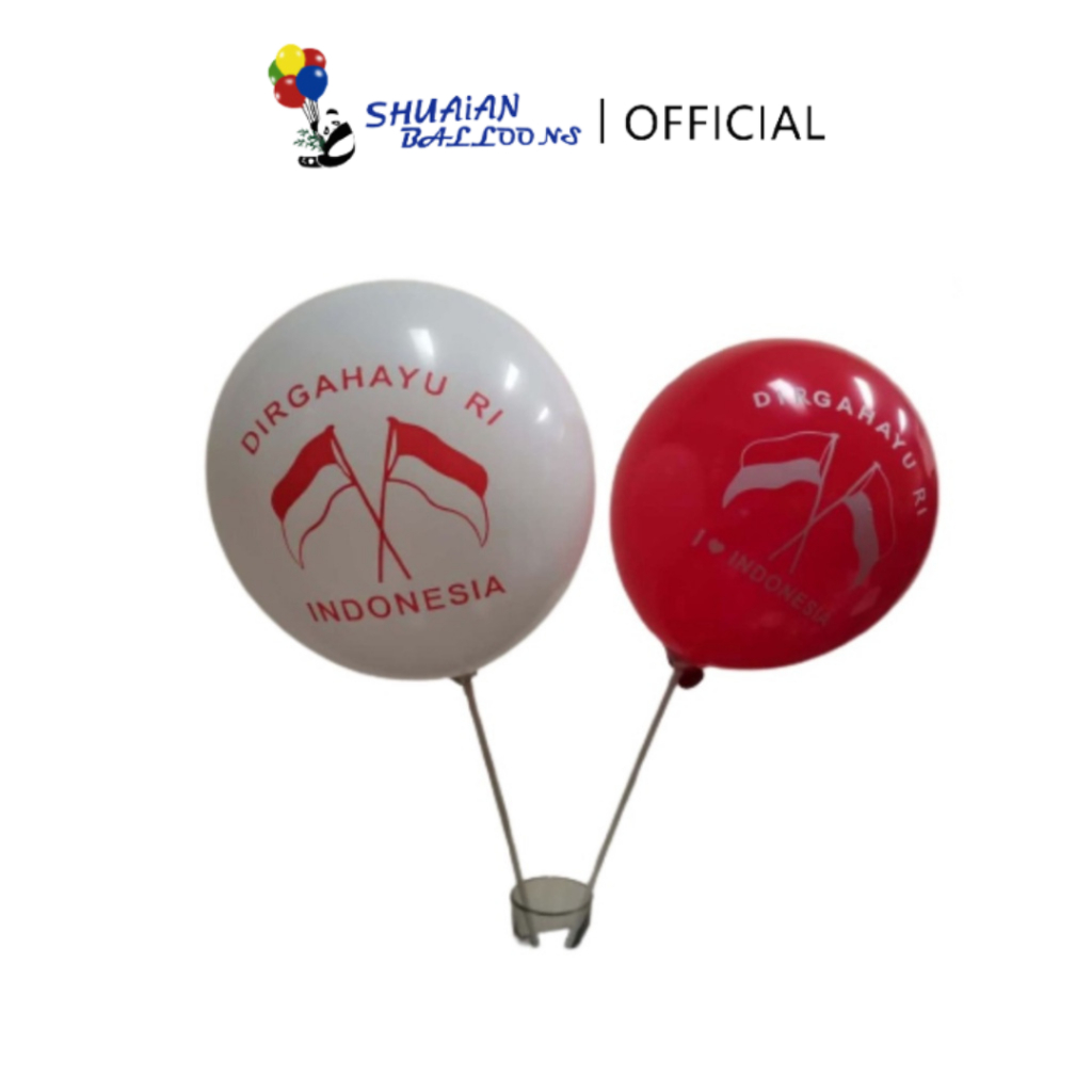 Jual Balon HUT RI / balon merah putih / balon motif dirgahayu ri ...