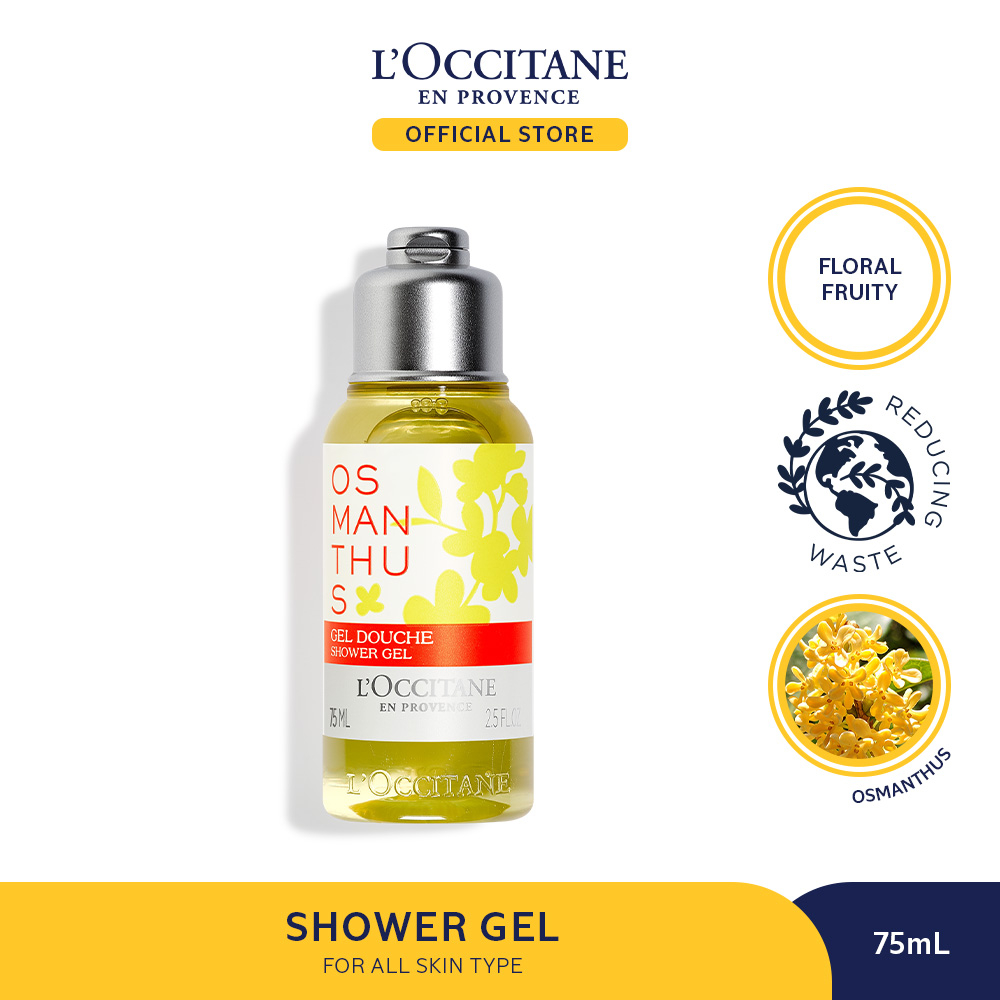 Jual L'Occitane Osmanthus Shower Gel 75ml - Sabun Mandi Cair Fruity Woody Travel Size | Shopee ...