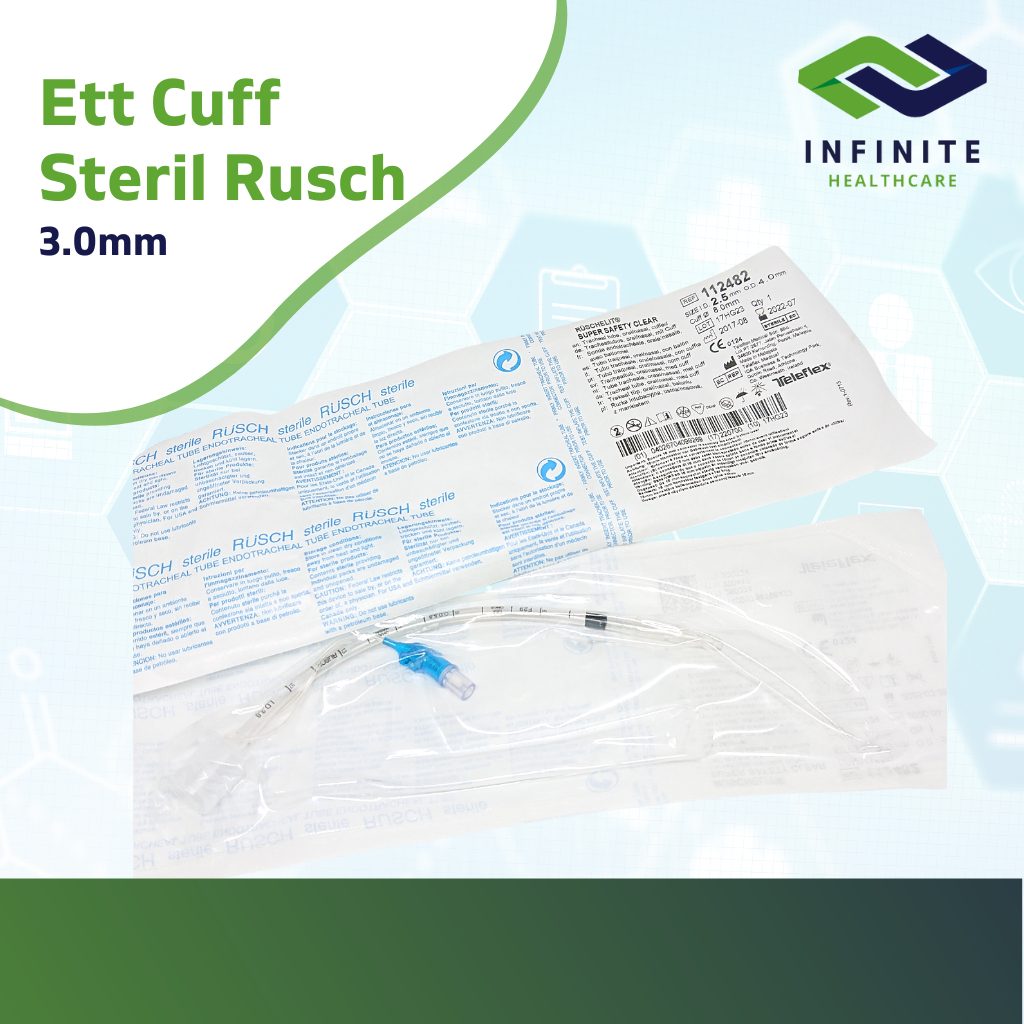 Jual Ett With Cuff Rusch Steril Endotracheal Tube Cuffed Steril ...