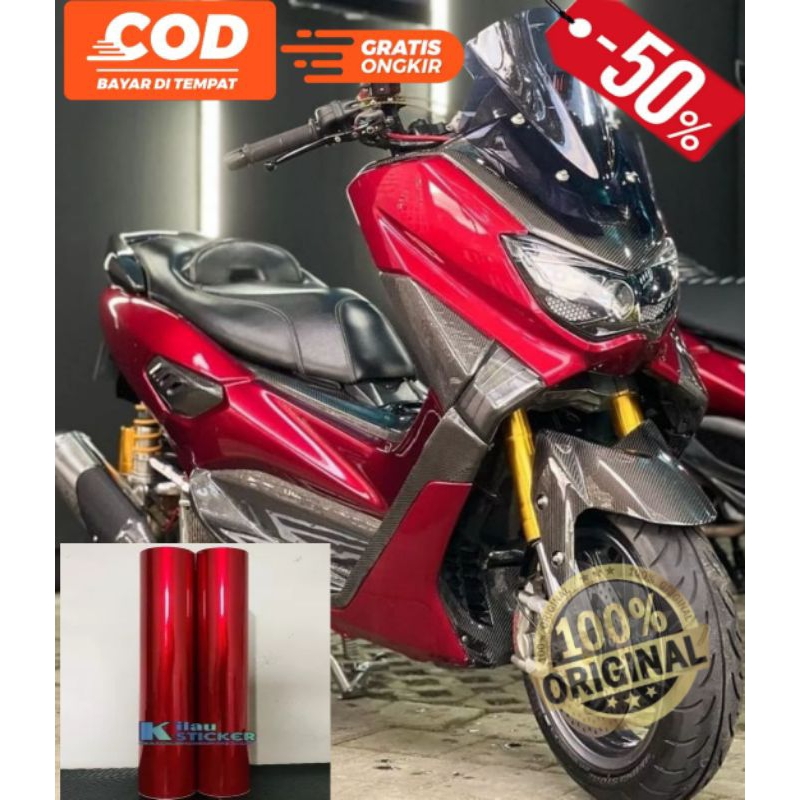 Jual Stiker Merah Candy Stiker Skotlet Motor | Shopee Indonesia