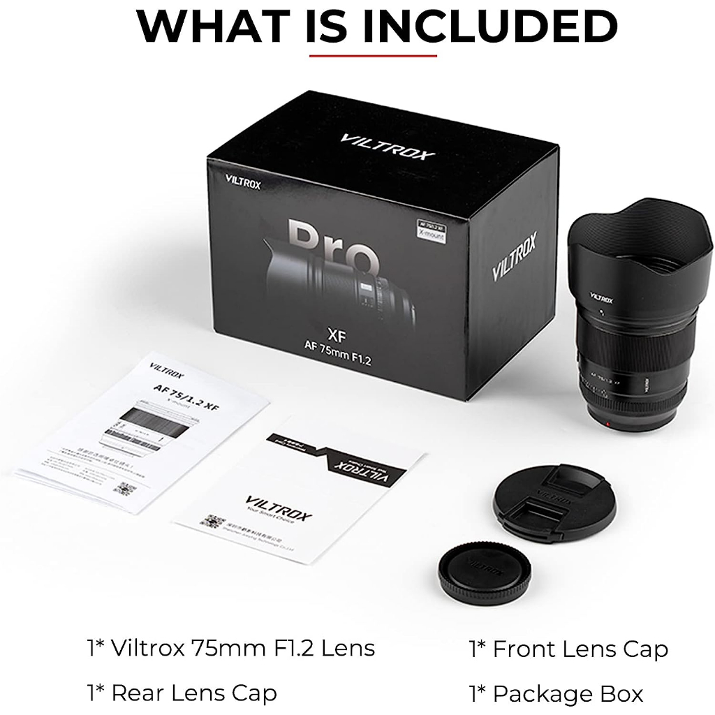 Jual Lensa Viltrox AF 75mm F1.2 Autofocus Lens For Fujifilm X-Series | Shopee Indonesia