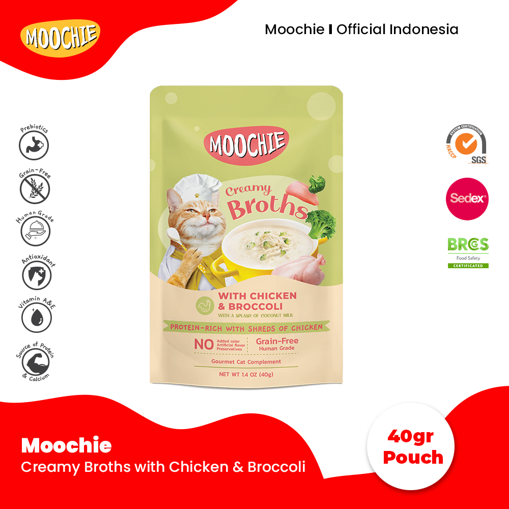 Jual Moochie Creamy Broths Cat 40 gram Pouch Makanan Kucing Basah ...